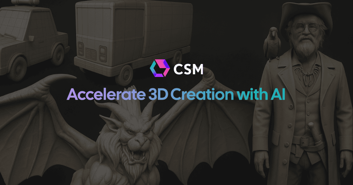 AI-Generated Assets with Human-like UVs - CSM Blog