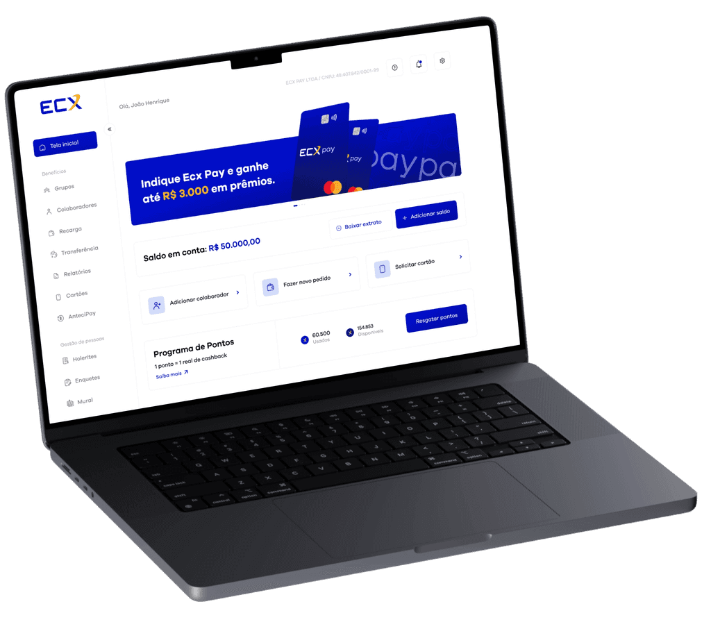Ecx Pay - O melhor multibenefício flexível para sua empresa