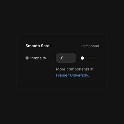 How to Add Smooth Scroll to Your Framer Website — Framer University Blog