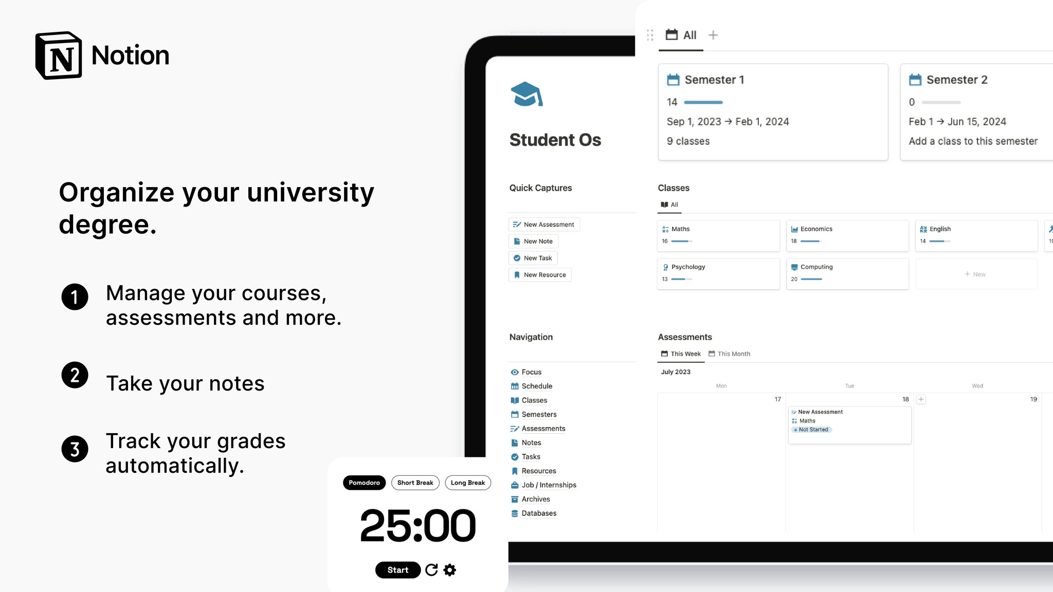 20 Best and Free Notion Templates for Students - Solt Wagner