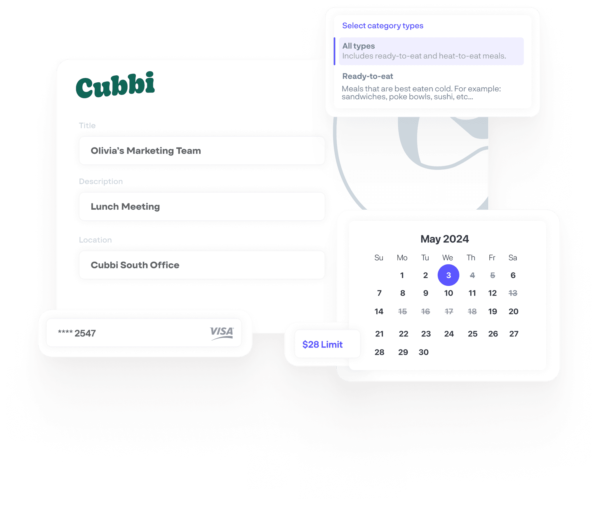 Cubbi - All-In-One food service platform
