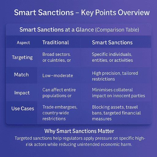What Are Smart Sanctions In AML Compliance?