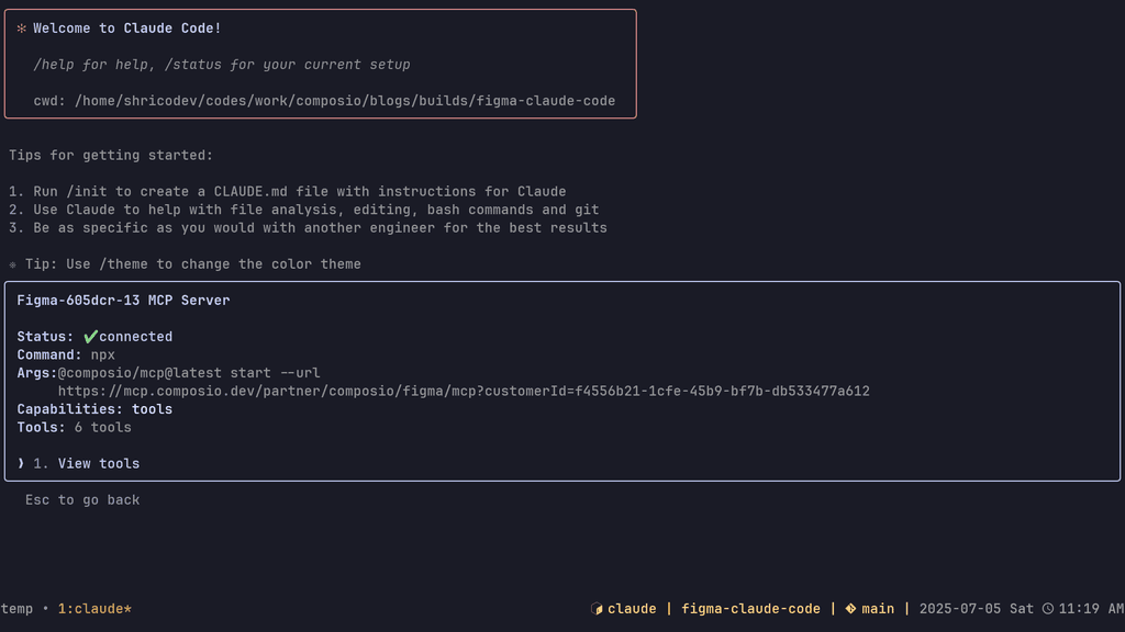 How to use Figma MCP with Claude Code to build pixel perfect designs - Composio
