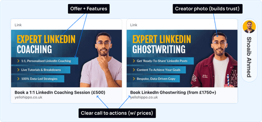 9 Proven LinkedIn Featured Section Examples - Kleo