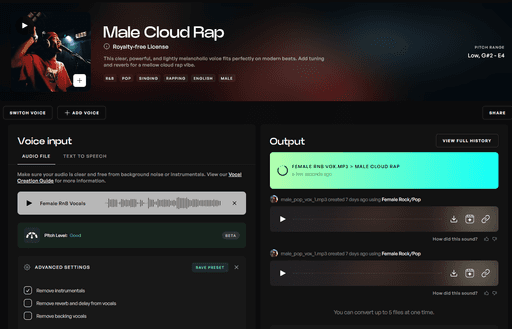 The Best Rap Generator to unleash your inner MC - Kits.AI