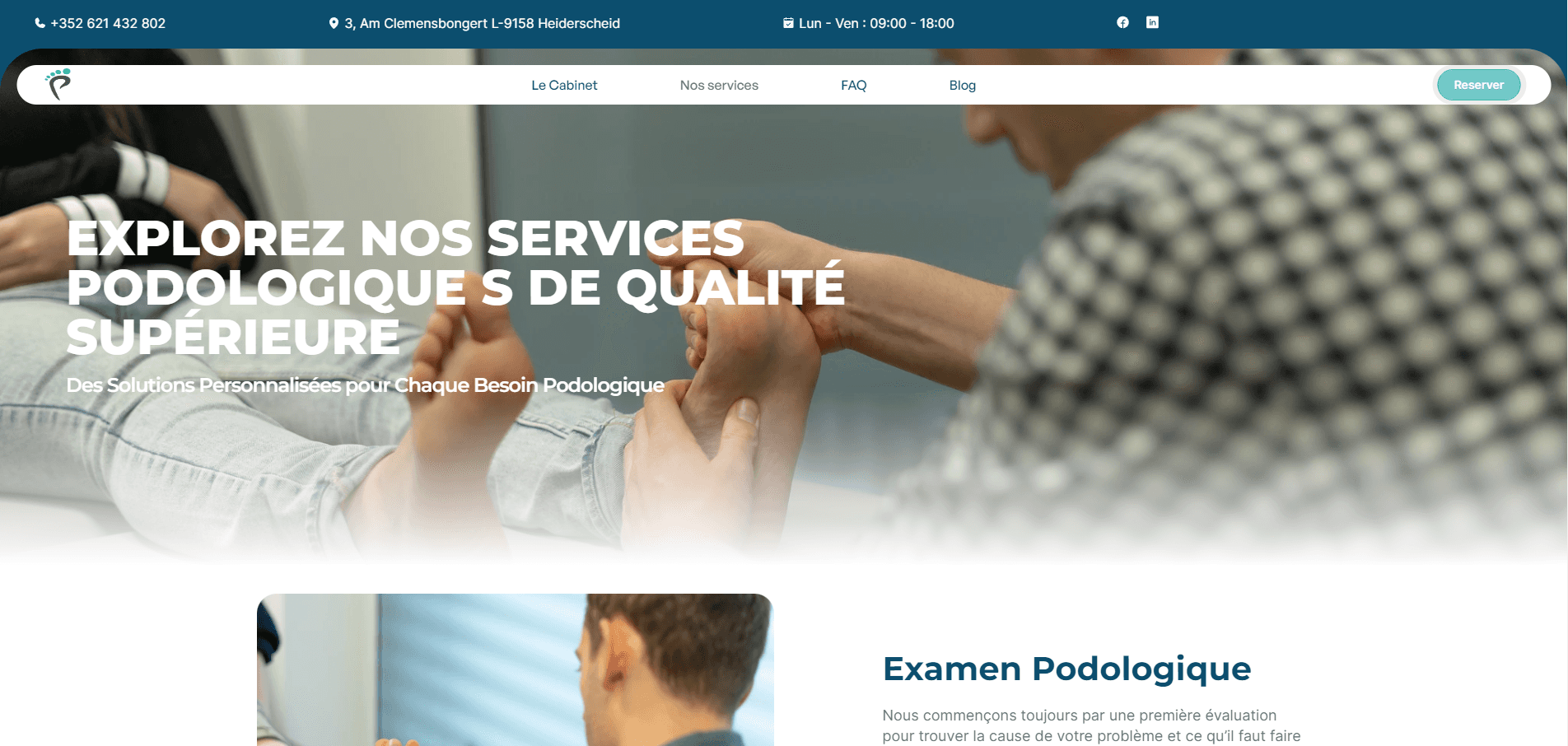 Nos Services Podologique - Luxembourg Podologue