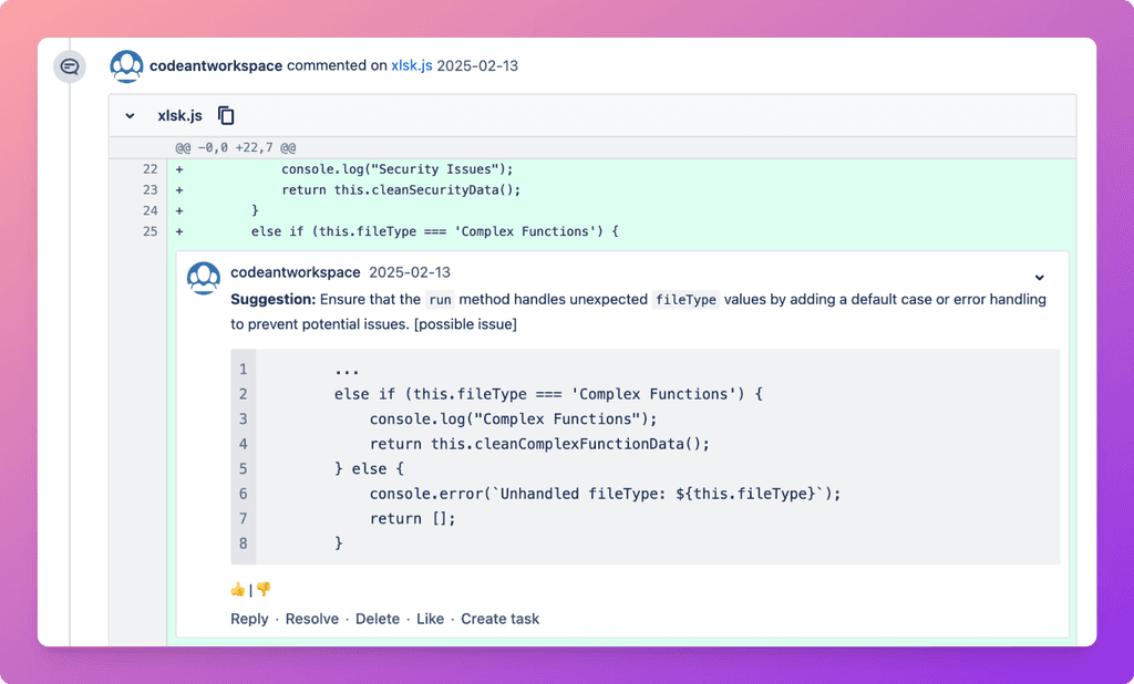 Bitbucket Automated Code Review with CodeAnt AI - CodeAnt AI