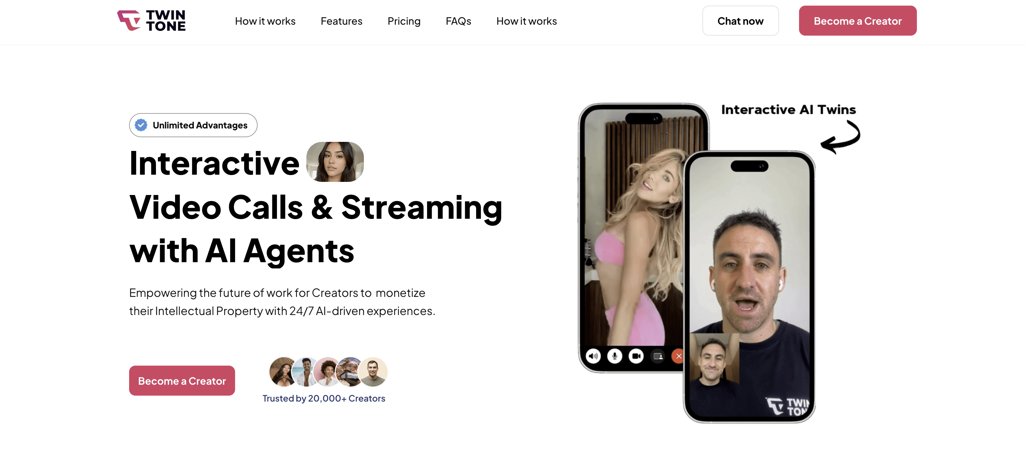 TwinTone - Interactive Video & Streaming AI Agents