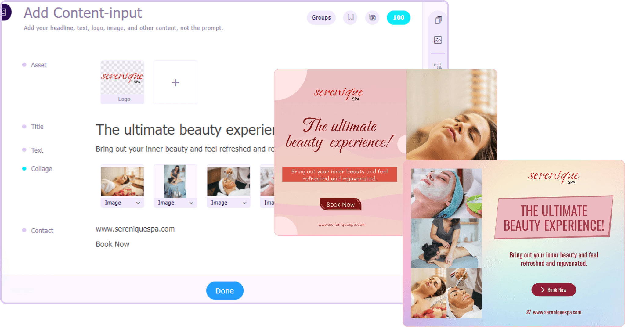 Sivi AI: Online Instagram Post Design Generator