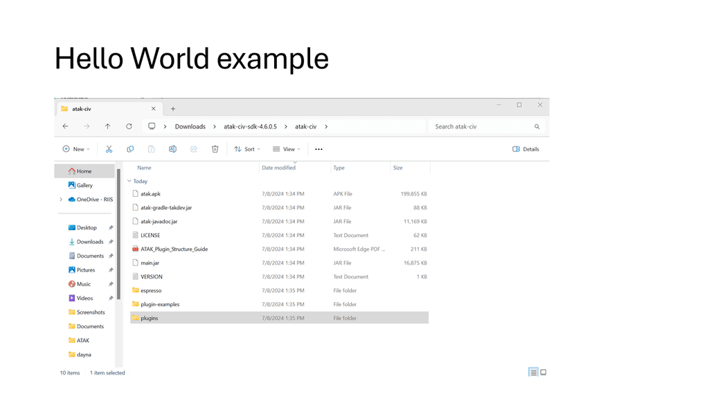 ATAK Plugins Part 1 - RIIS