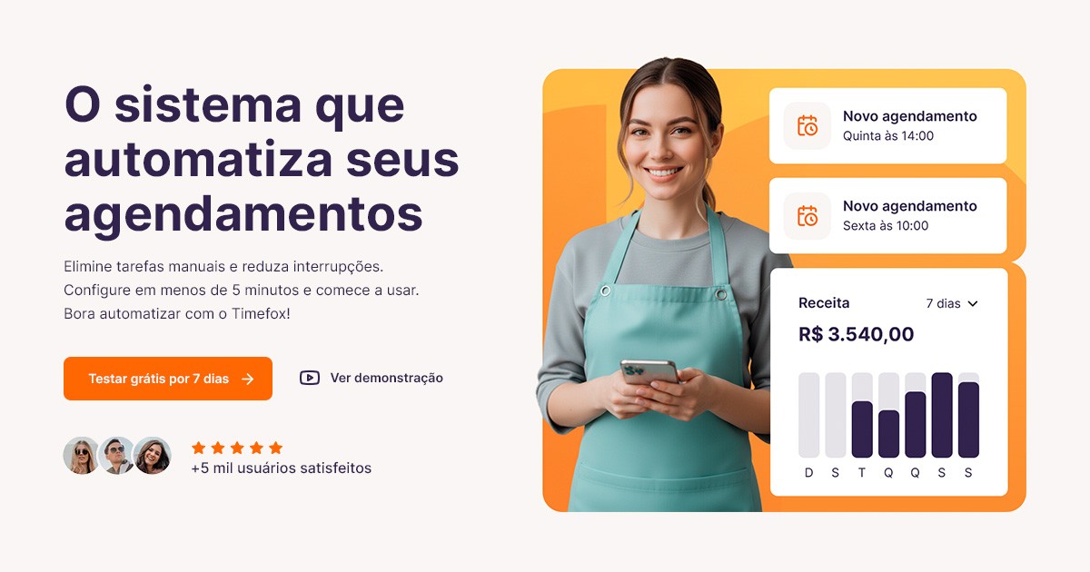 Timefox – Sistema de Agendamento Online e Automação