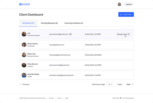 Tax Software for Accountant | Quicko