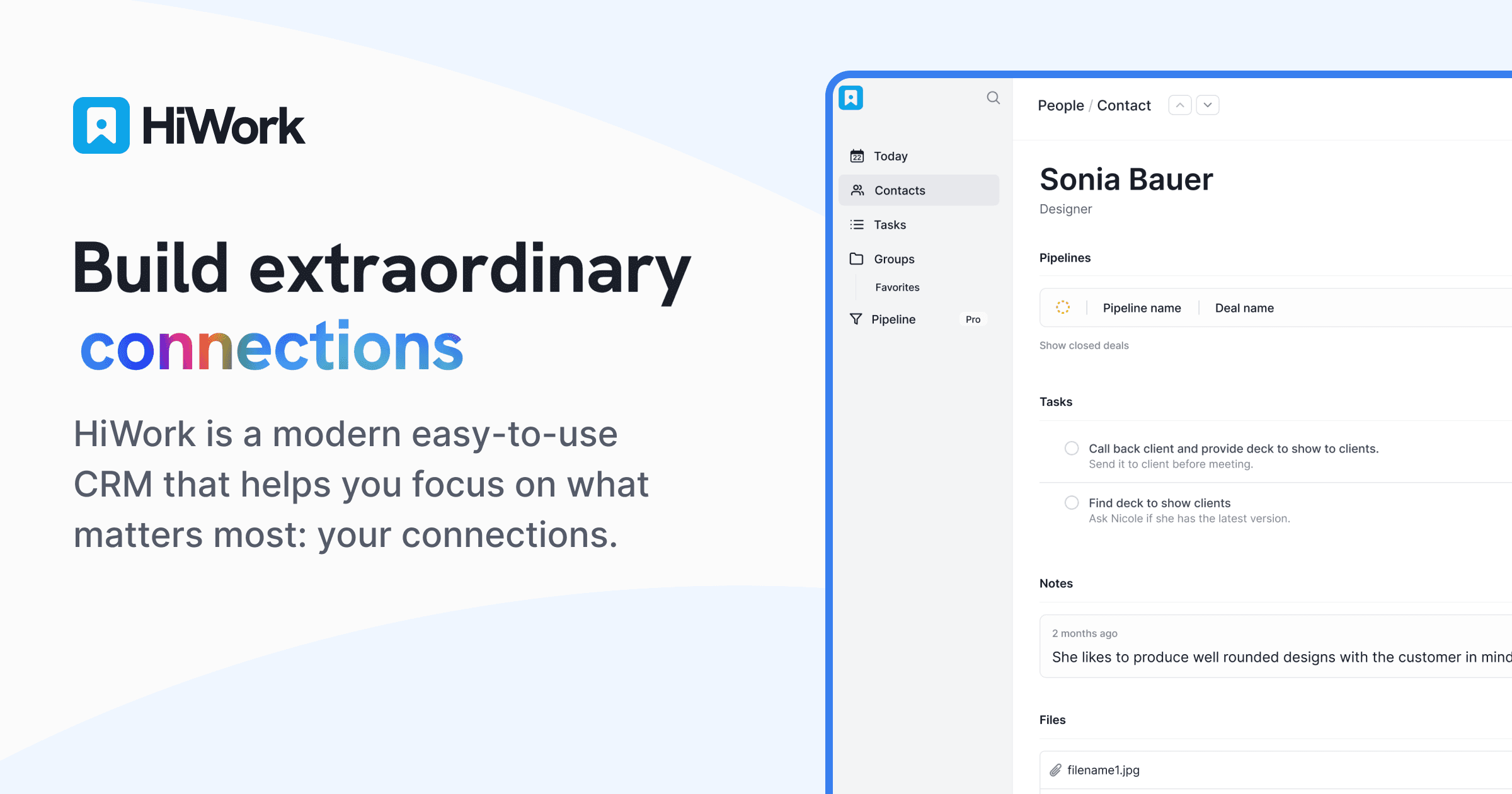 HiWork - Business CRM solution