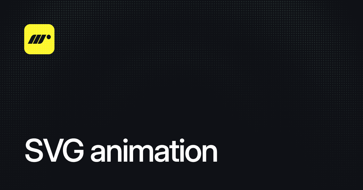 SVG Animation in React — Paths, Morph & Line Drawing | Motion