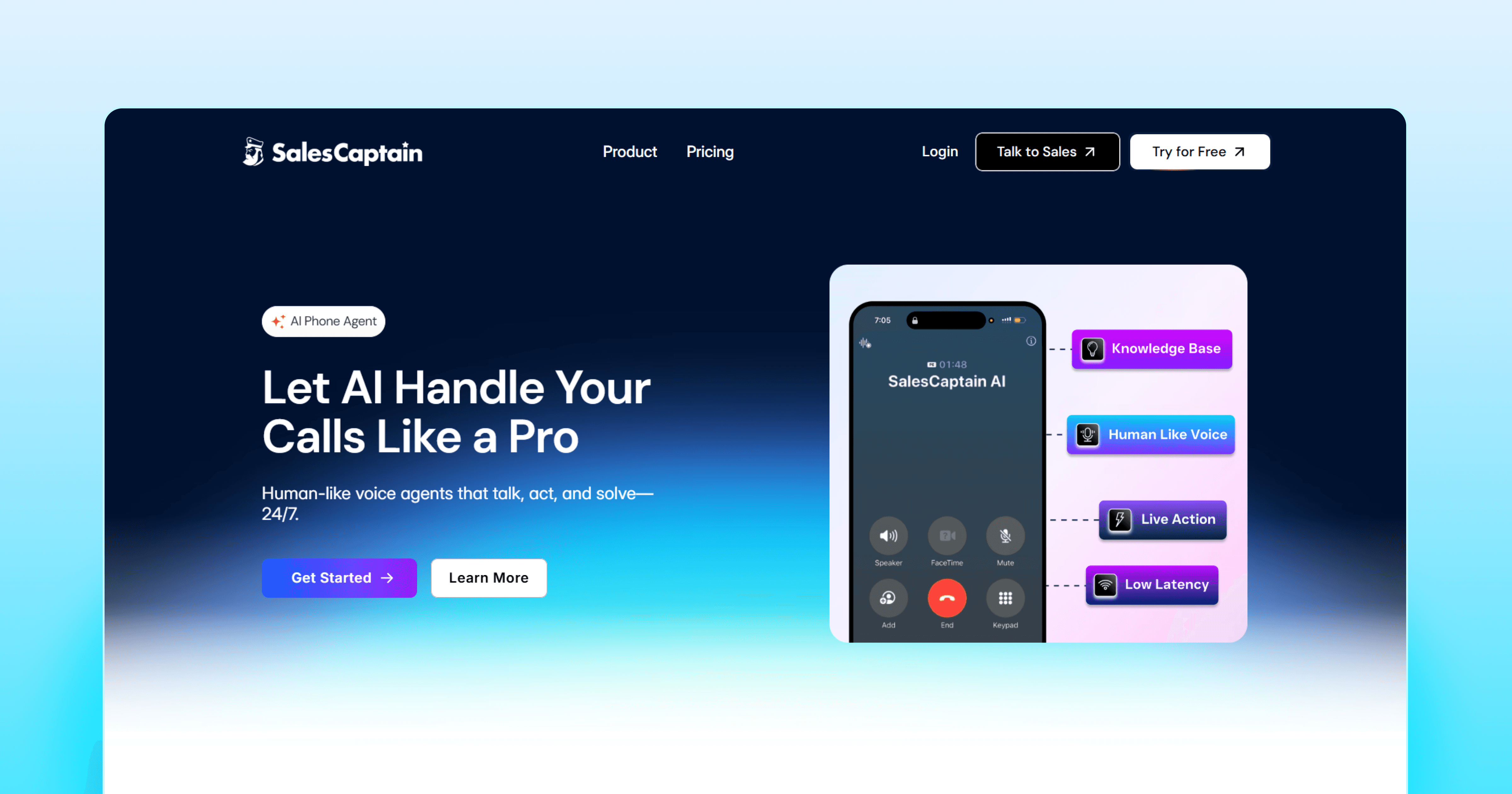 AI Phone Agent | SalesCaptain