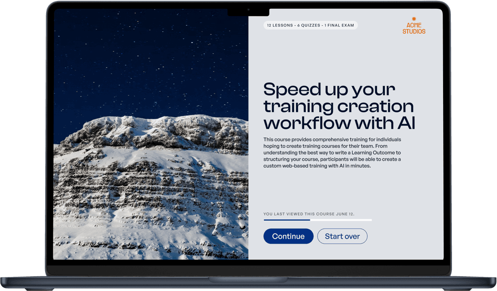 Develop engaging courses with the help of AI.