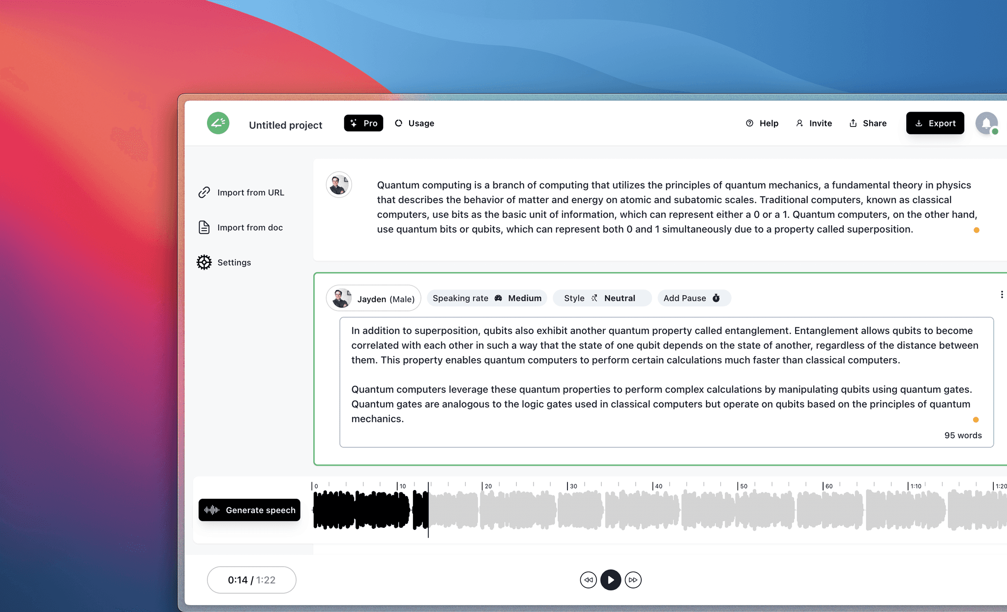 Narration Box | Ultra-realistic voiceovers in seconds with AI