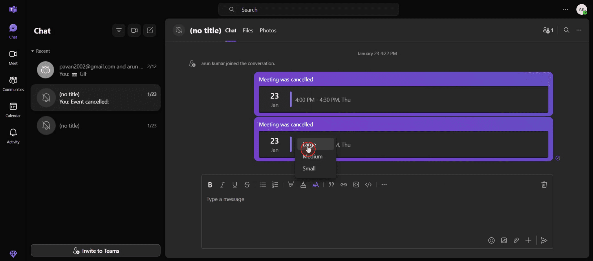 How to Change Font in Teams - 1 minute video guide