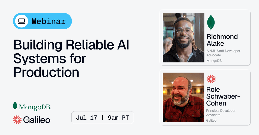Galileo Joins MongoDB's AI Applications Program as Their First Agentic ...