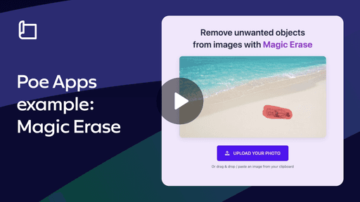 Turn ideas into AI-powered apps - Poe