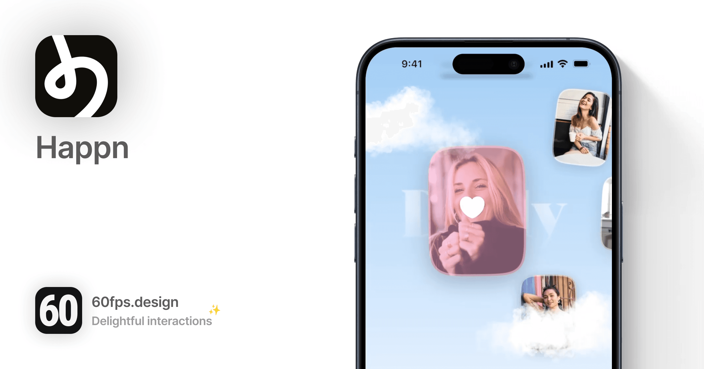 Happn iOS App UI/UX animation