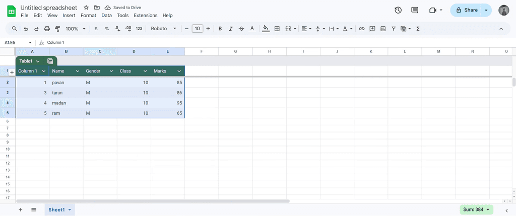 Comment créer un tableau dans Google Sheets – Guide étape par étape ...