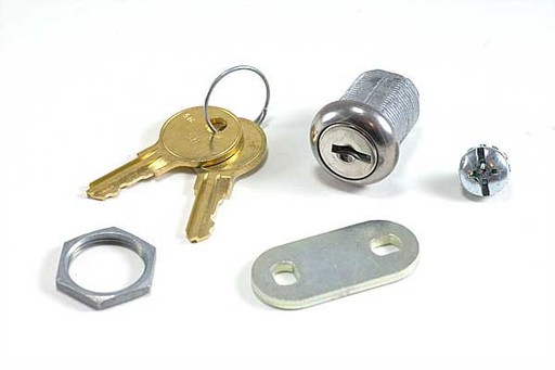 7/8" Tubular Lock with 2 Keys and 1 1/4" Double Ended Cam - Billiard ...