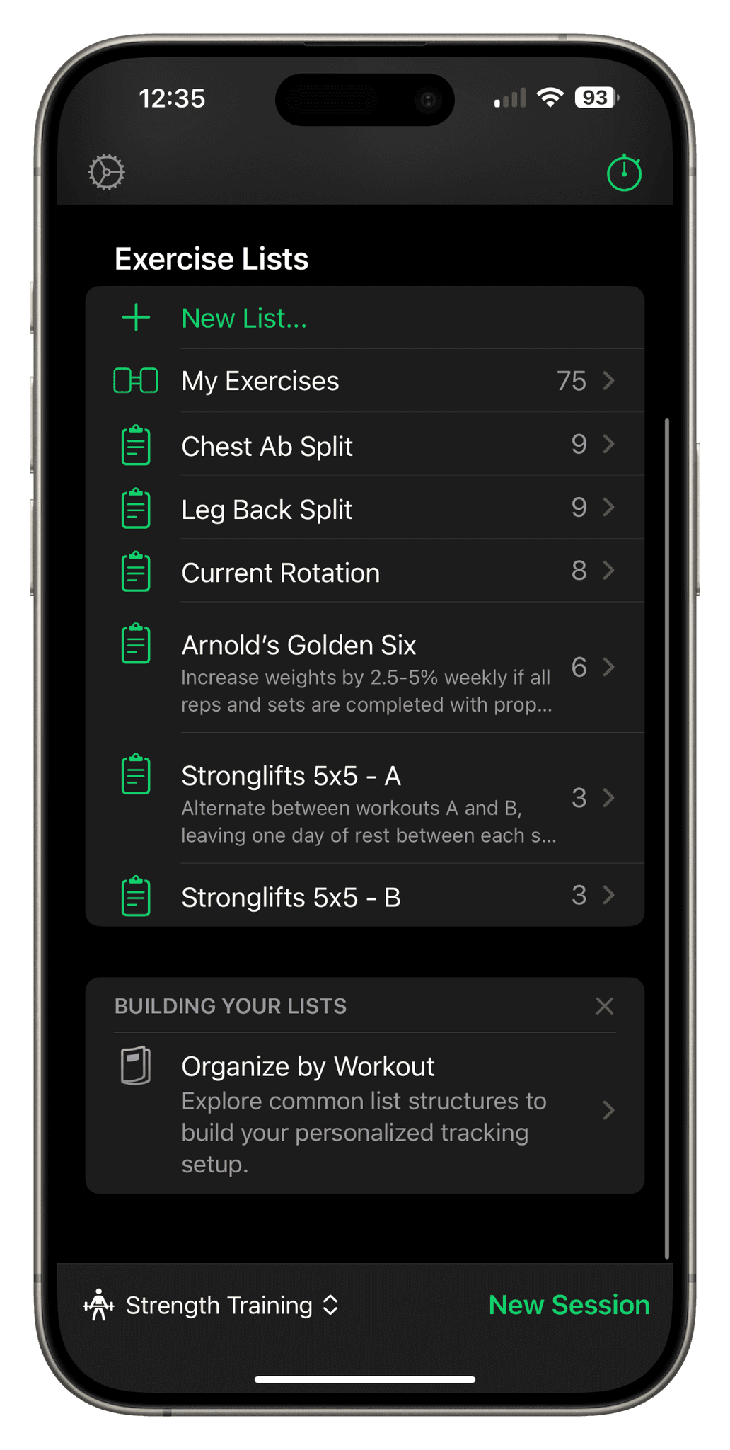 Setgraph: The Best Workout Tracker & Log App