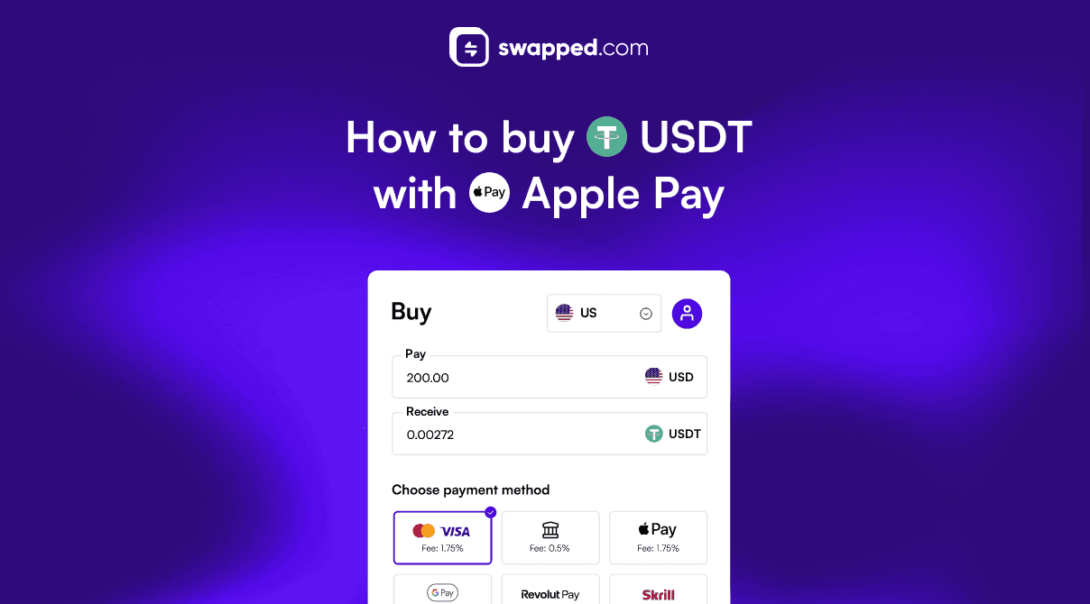 How to buy USDT (USDT) with Apple Pay
