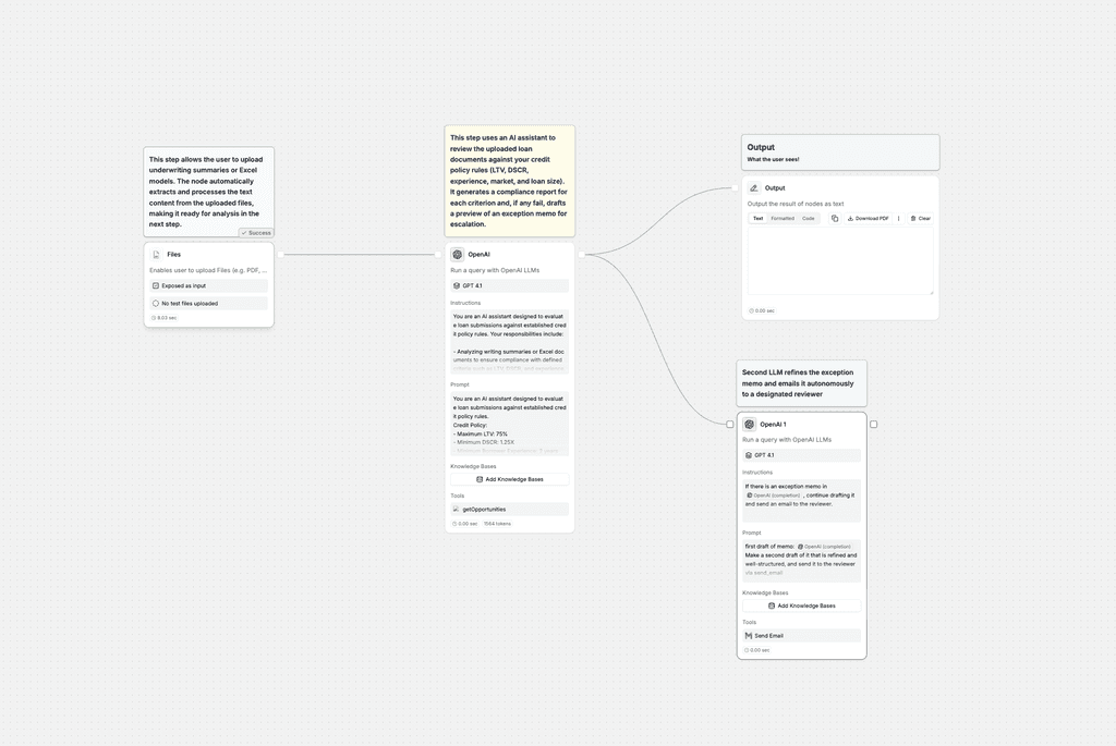 How to build a Loan File Review Agent