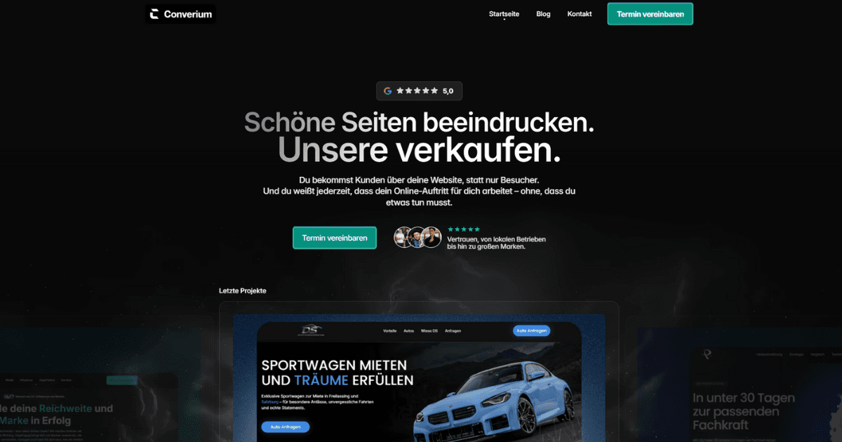 Converium | Webdesign Agentur & Branding
