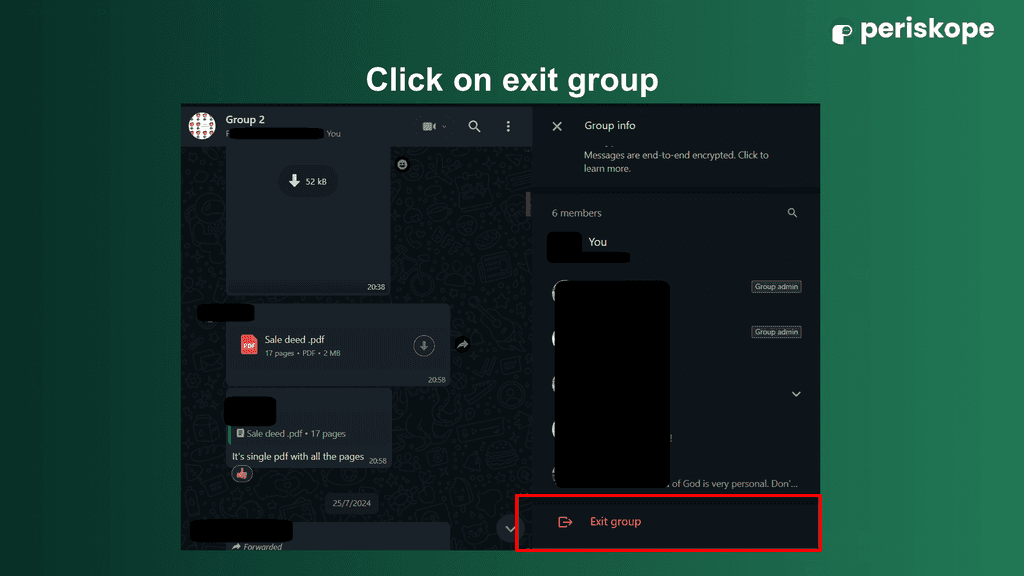 Delete a WhatsApp Group in Few Simple Steps