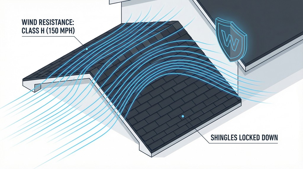 Class H Shingles: 150 MPH Wind Resistance Explained