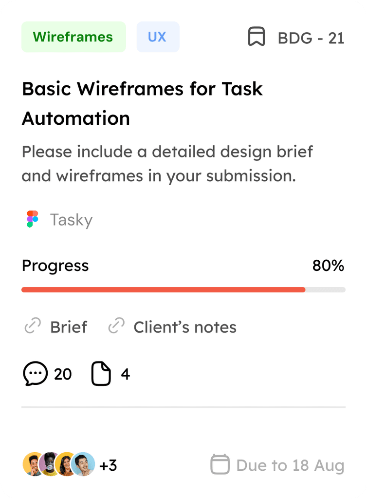 Tasky - AI SaaS Landing Page