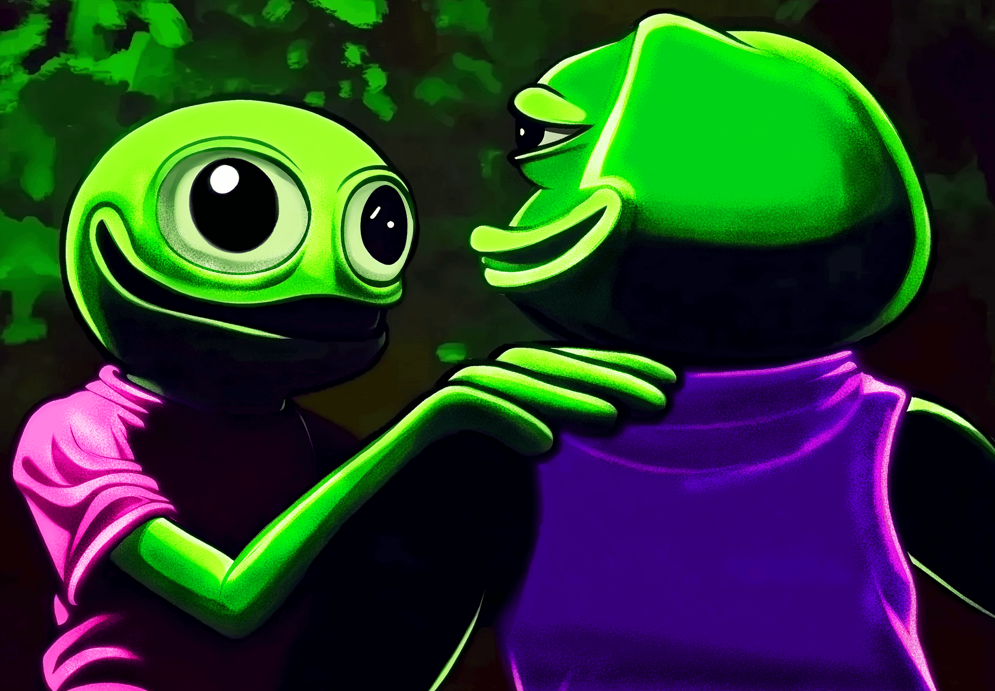 Ribbit. Ribbit. Ribbit.