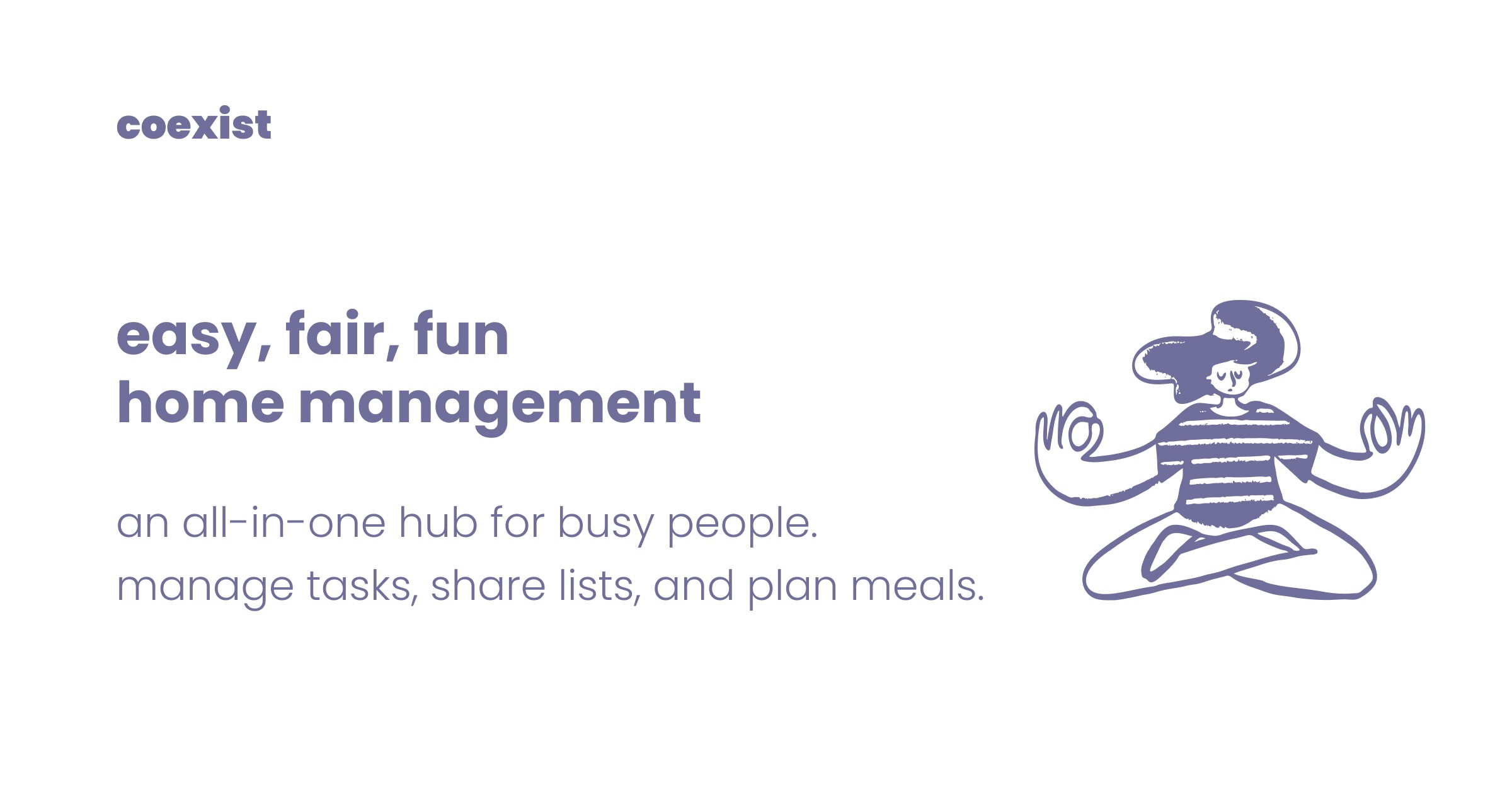 coexist | simple home management for busy people