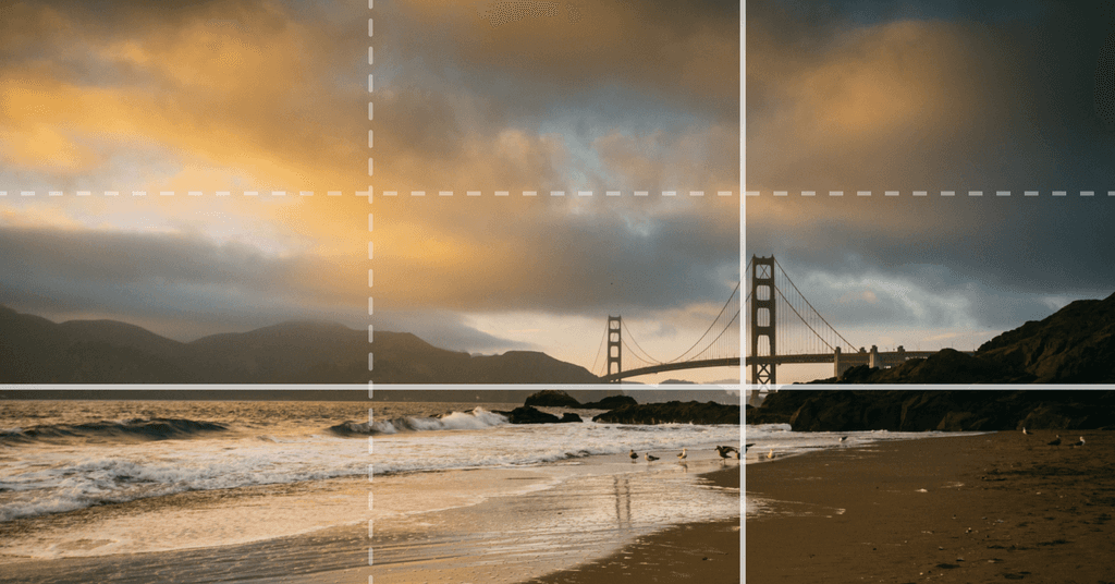 What is the rule of thirds?