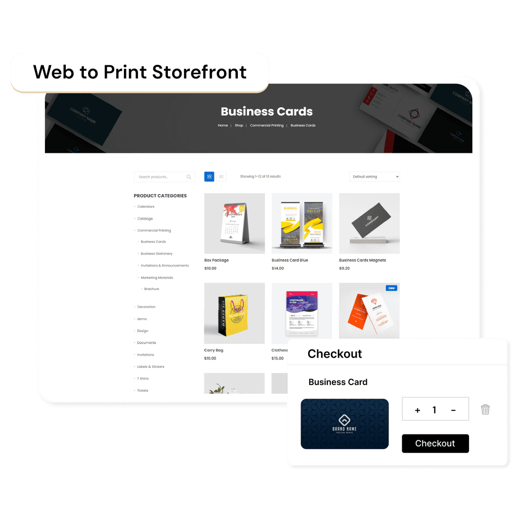 Web to Print Storefront | Print Storefront Solutions
