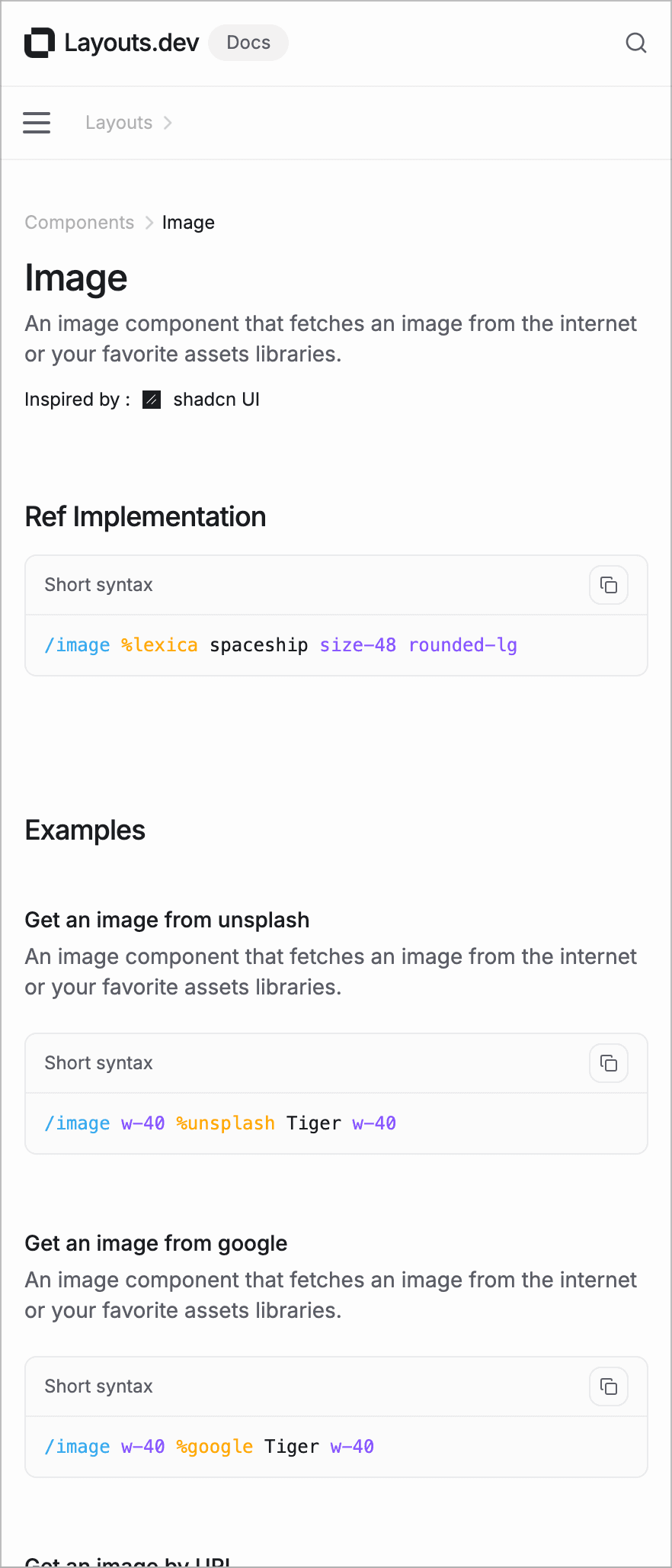 Layouts.dev | A notebook for building interfaces with Tailwind & Shadcn/UI