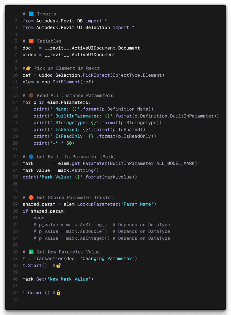 🔽 Revit API Parameter Basics for Beginners: How to Get, Read and Set ...