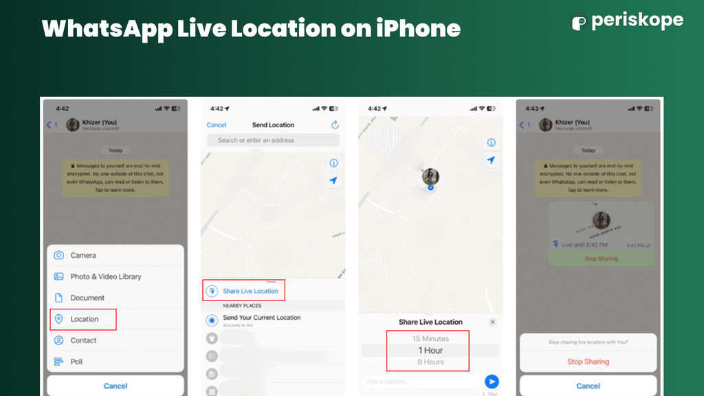 How to Send Live Location on WhatsApp - For Android & iPhone
