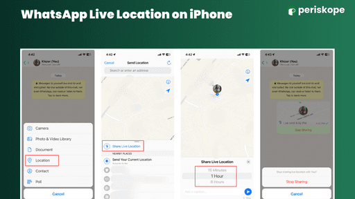 How to Send Live Location on WhatsApp - For Android & iPhone