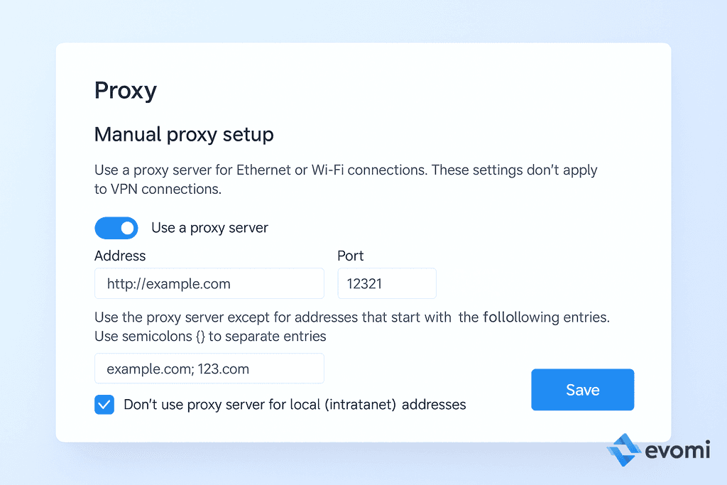 Chrome Proxy Setup For Windows Macos Step By Step Evomi Blog