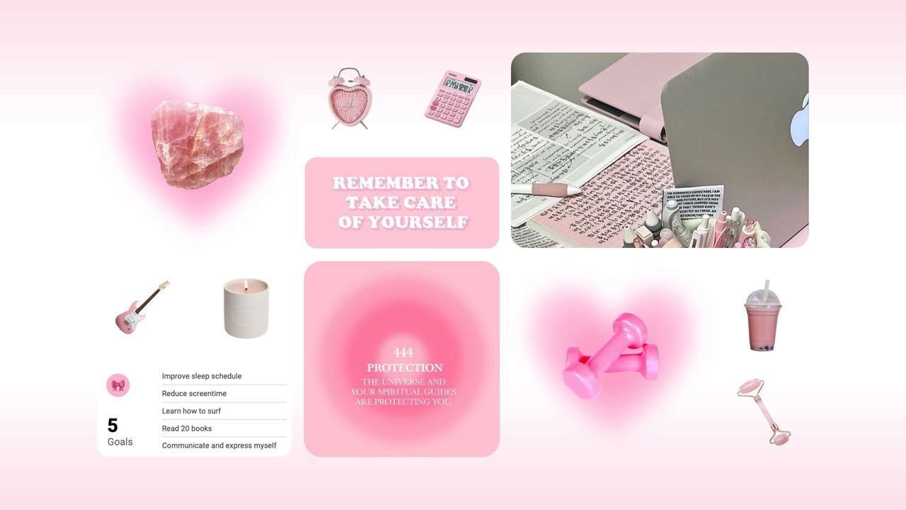 iPad Vision Board Template - D Story