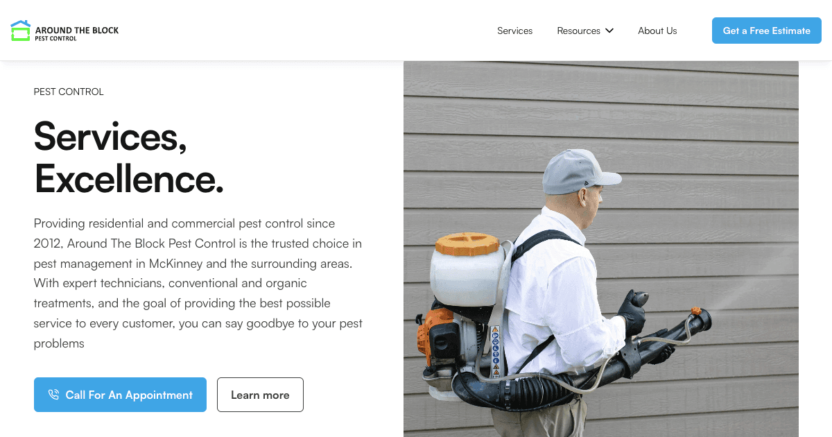 Pest Control Services in McKinney, Frisco, and Plano, Texas