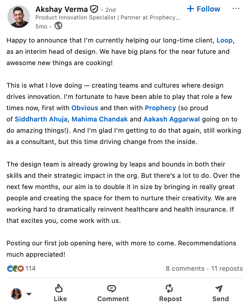 How to Announce a New Job on LinkedIn (with Templates and Examples)