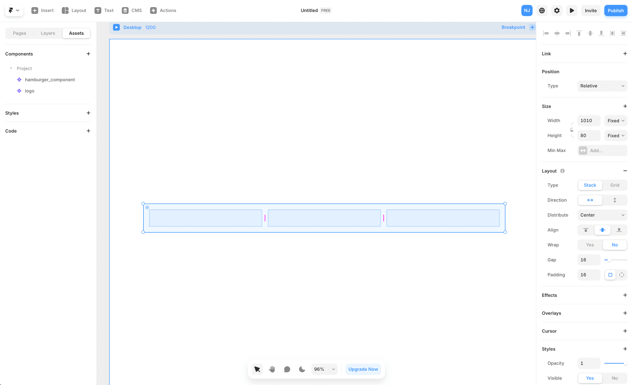 How to Make a Responsive Navbar in Framer [2025]