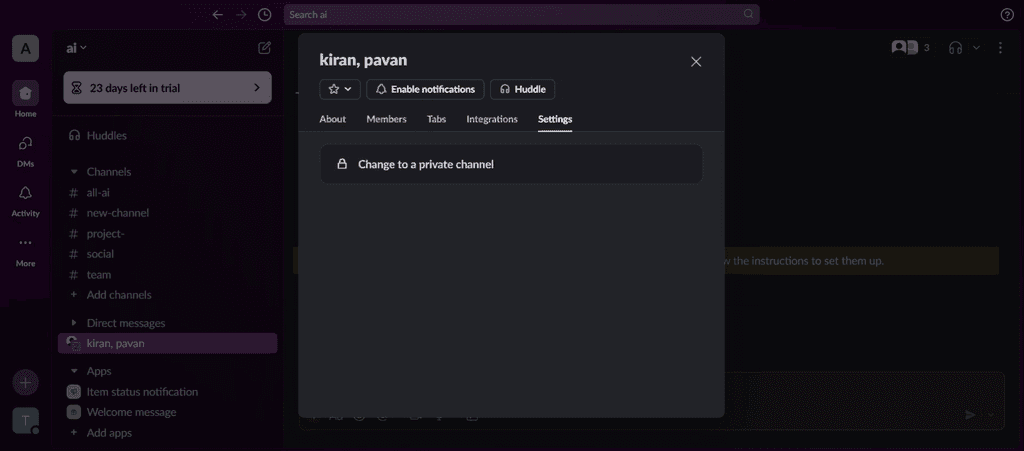 How To Create Group Chat In Slack – Quick Start Guide - 1 minute video ...