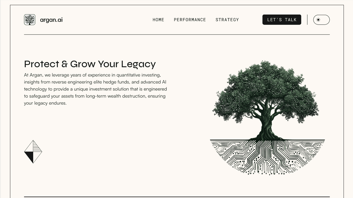 Argan AI - agentic technology for wealth protection and growth