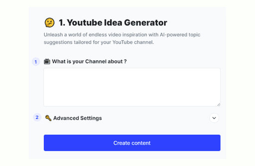 YouTube Idea Generator - How To Effectively Use It
